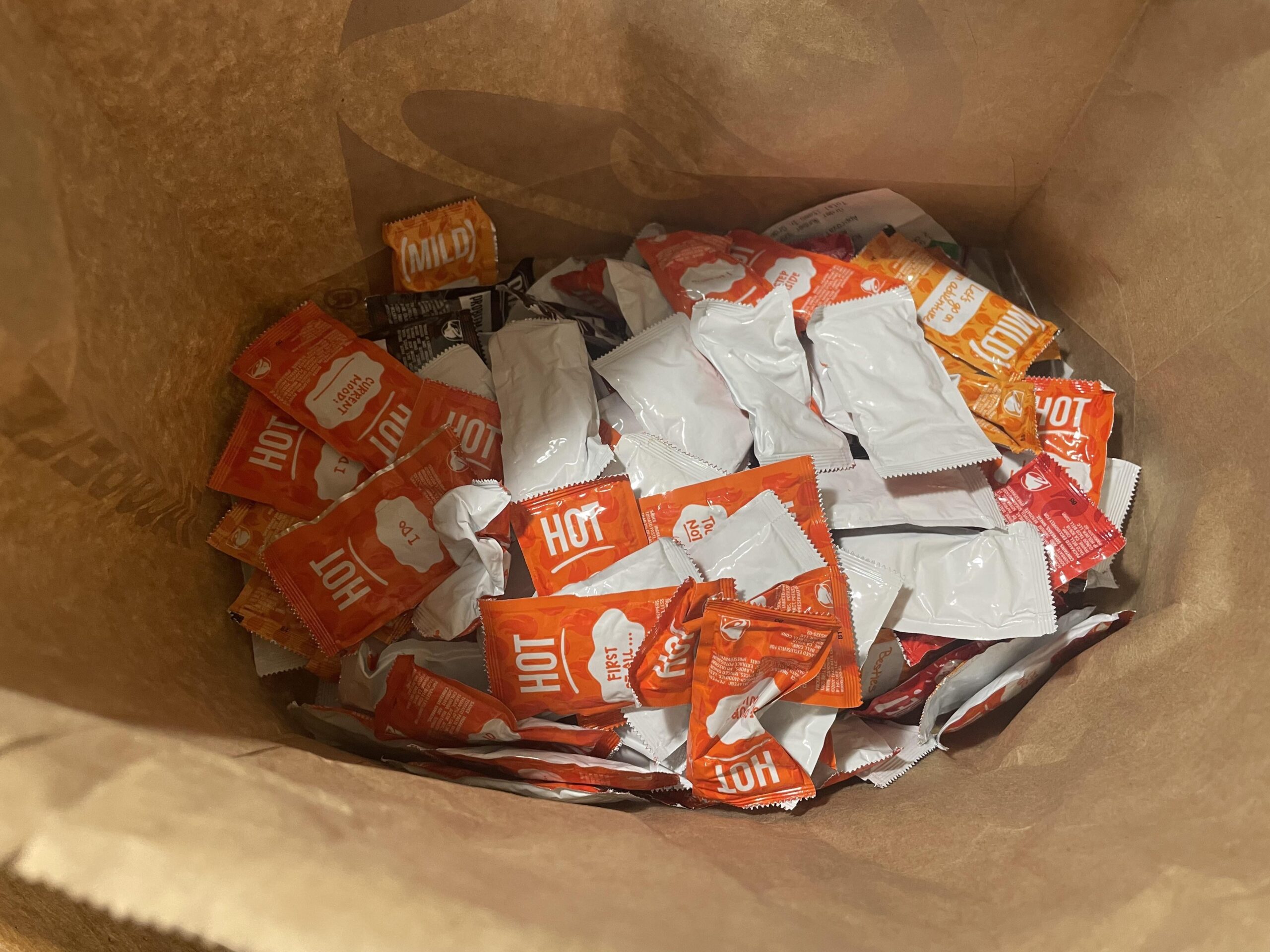 They asked how much hot sauce I wanted, I said all of it - Chili Chili