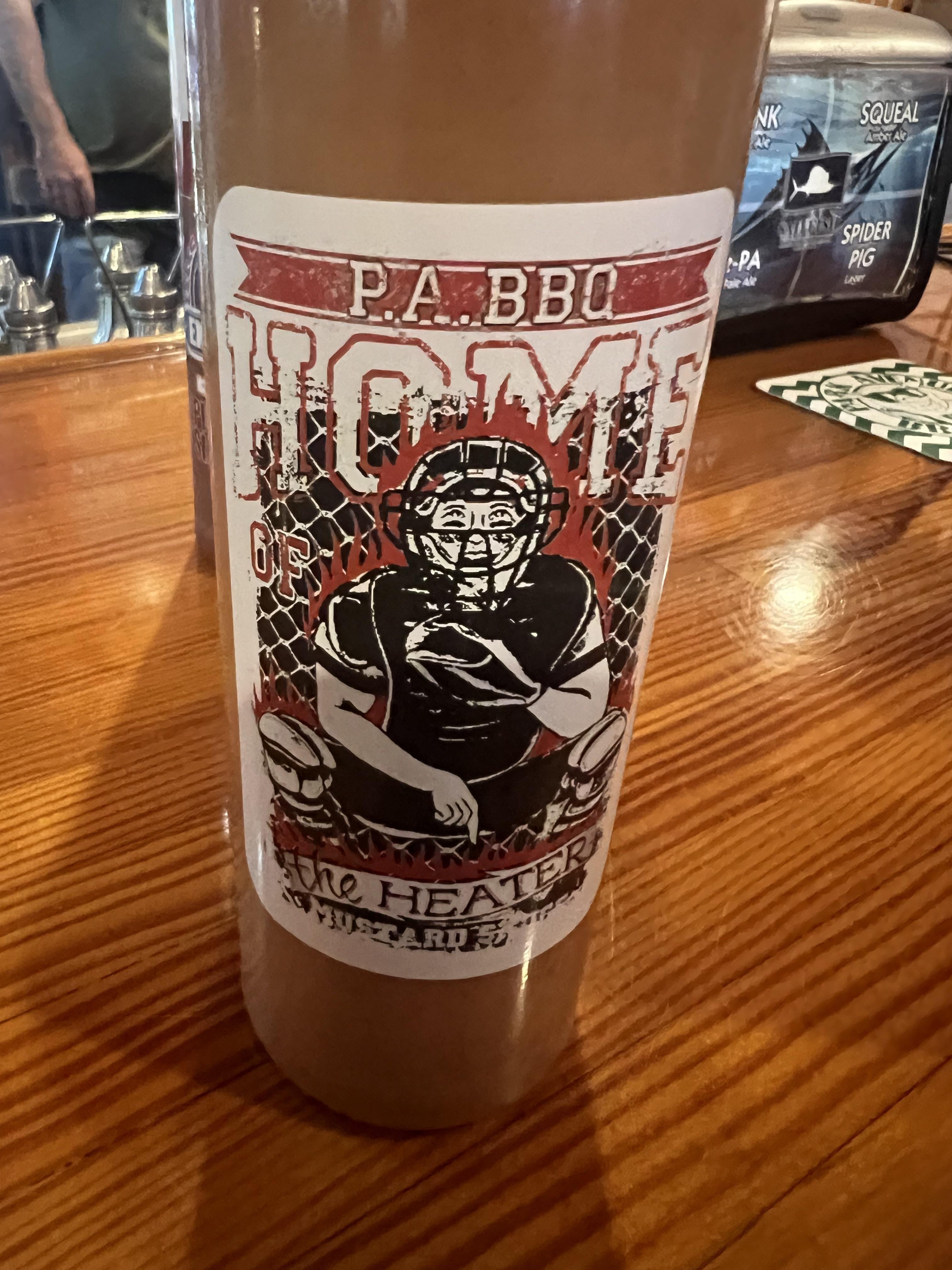 Local South FL purchase from PA BBQ! Hot sauce x mustard-bbq fusion ...