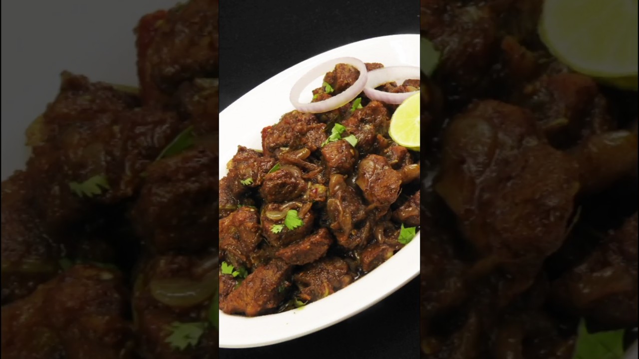 Pepper Mutton Fry | Mutton Chukka Recipe | Mutton Pepper Varattu ...