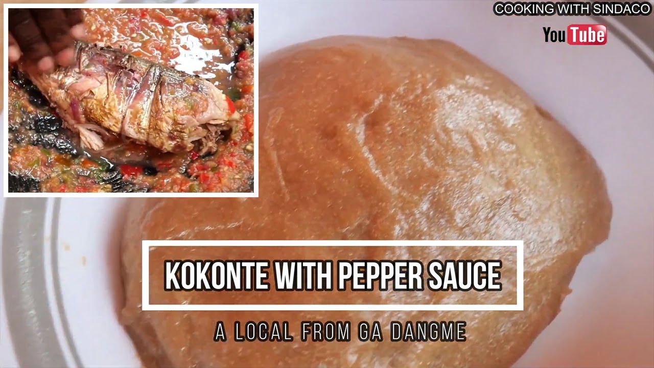 Kokonte with Hot Pepper | Traditional Cooking Recipe - Chili Chili
