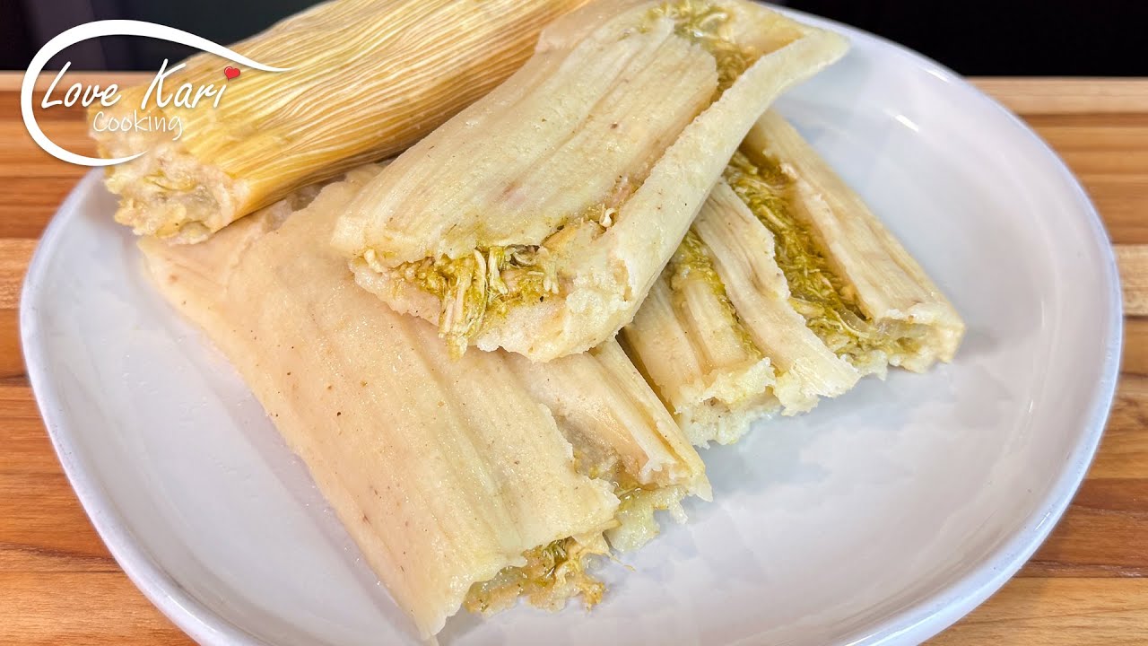 How to make Tamales Verdes de Pollo Chicken Tamales Easy Recipe - Chili ...