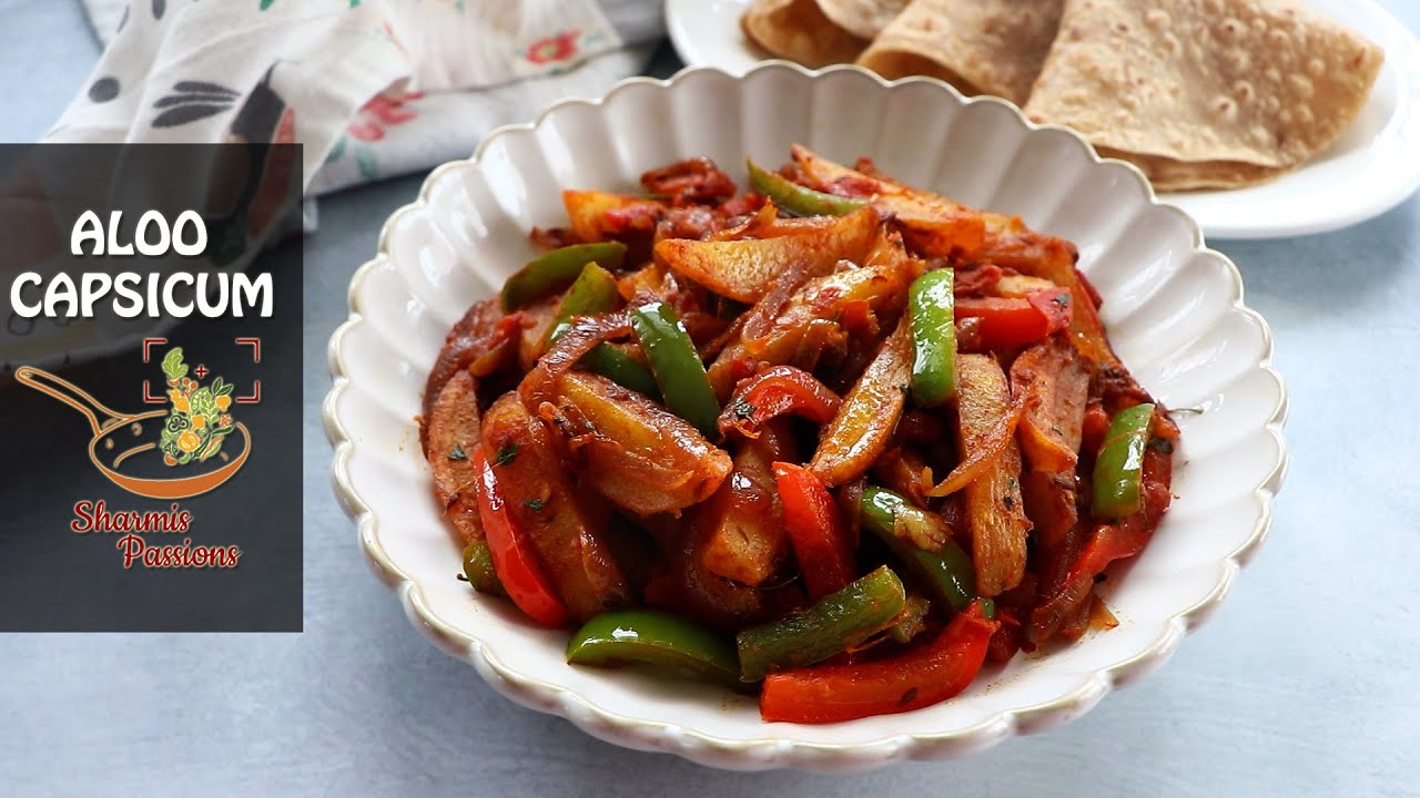 Aloo Capsicum Recipe | Aloo Shimla Mirch Recipe - Chili Chili
