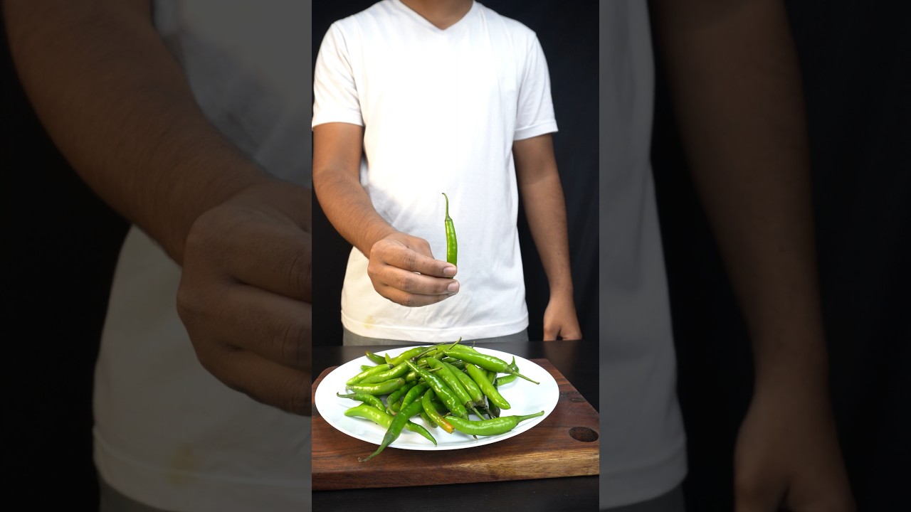 Chilli Pickle ASMR #shorts #recipes - Chili Chili