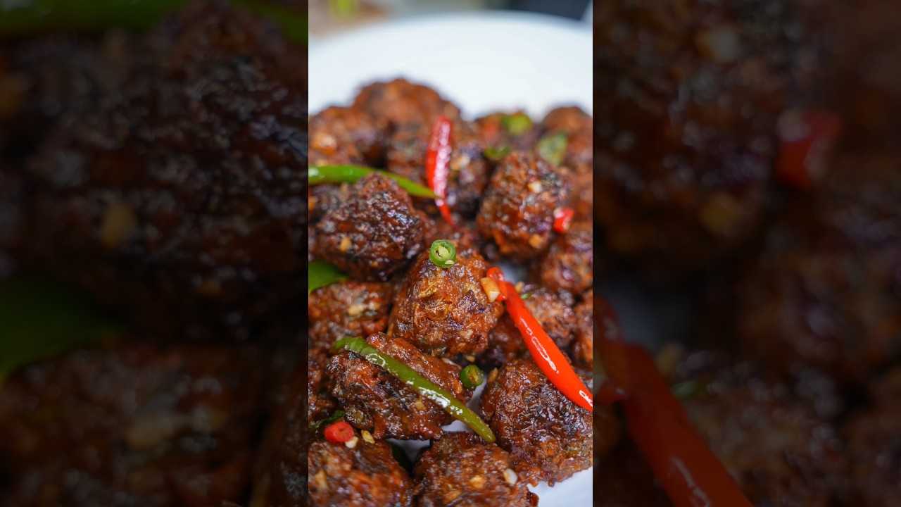 Chilli chicken ASMR #shorts - Chili Chili