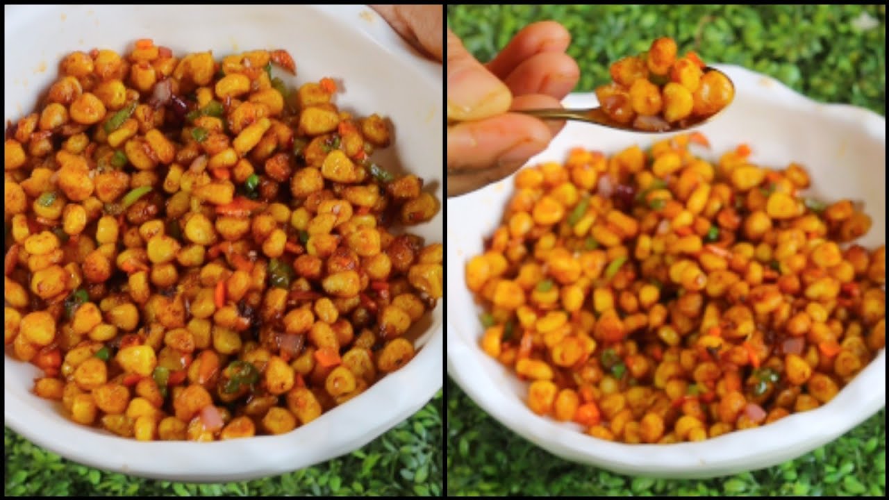 Crispy Corn Chilly - Restaurant Style Crunchy Corn Pepper Recipe ...