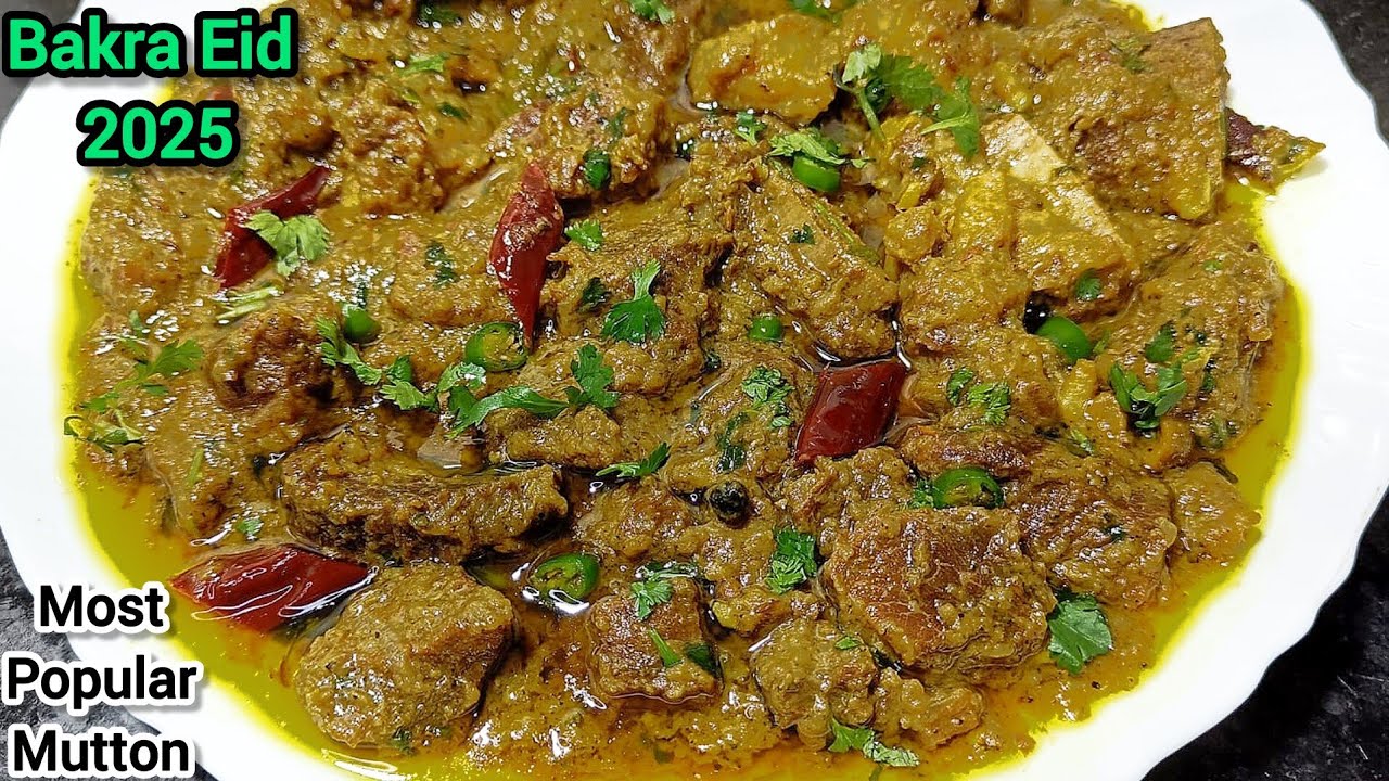 Most favourite Creamy Pepper Mutton Masala | Bakra Eid Special Mutton ...