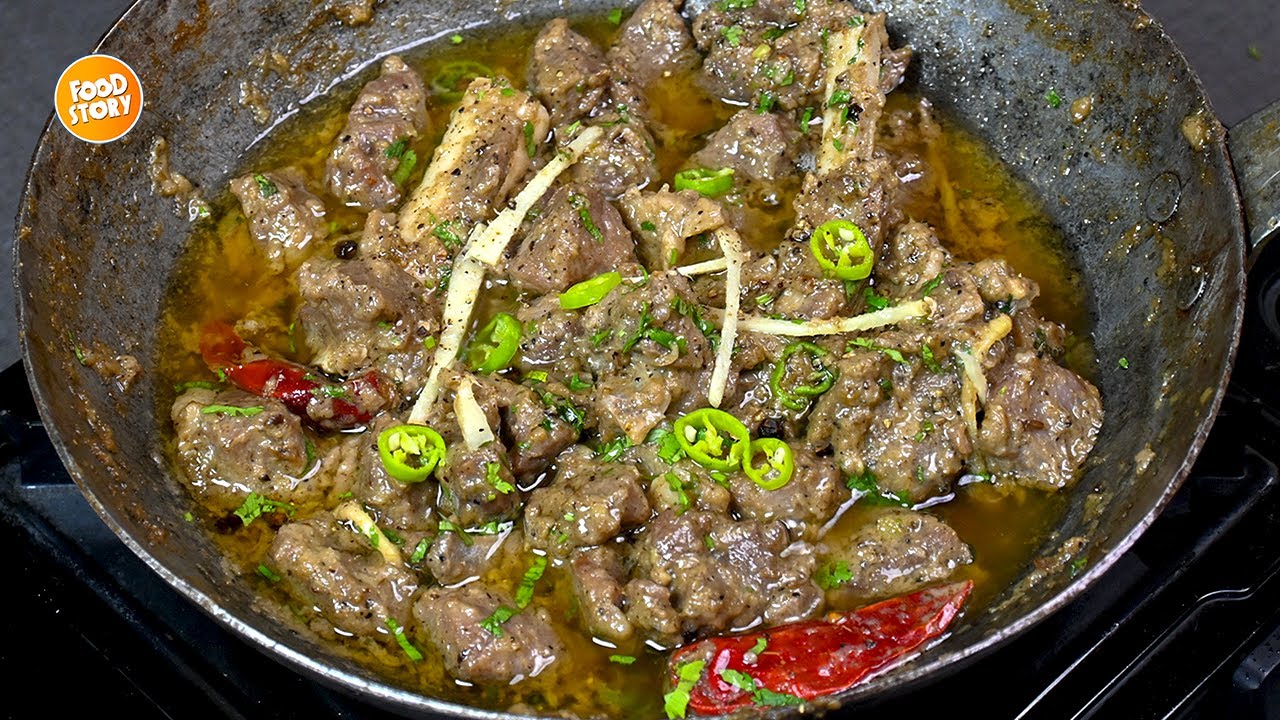 Kali Mirch Mutton Karahi,Black Pepper Mutton Karahi,Bakra Eid Special ...