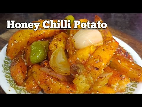 Honey Chilli Potato | Chilli Potato Recipe | Chilli Potato | Potato ...
