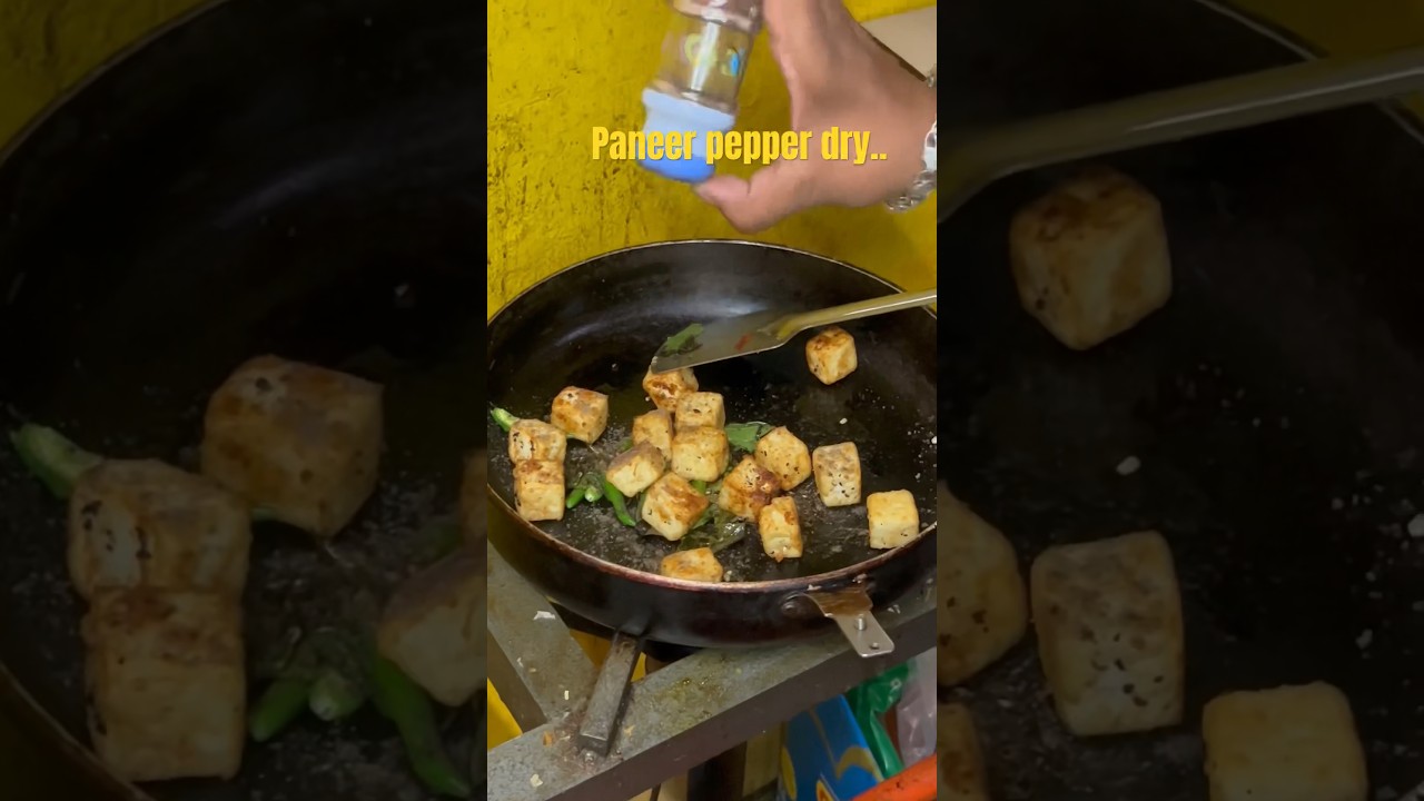 Paneer pepper dry special!! Special paneer pepper dry recipe - Chili Chili