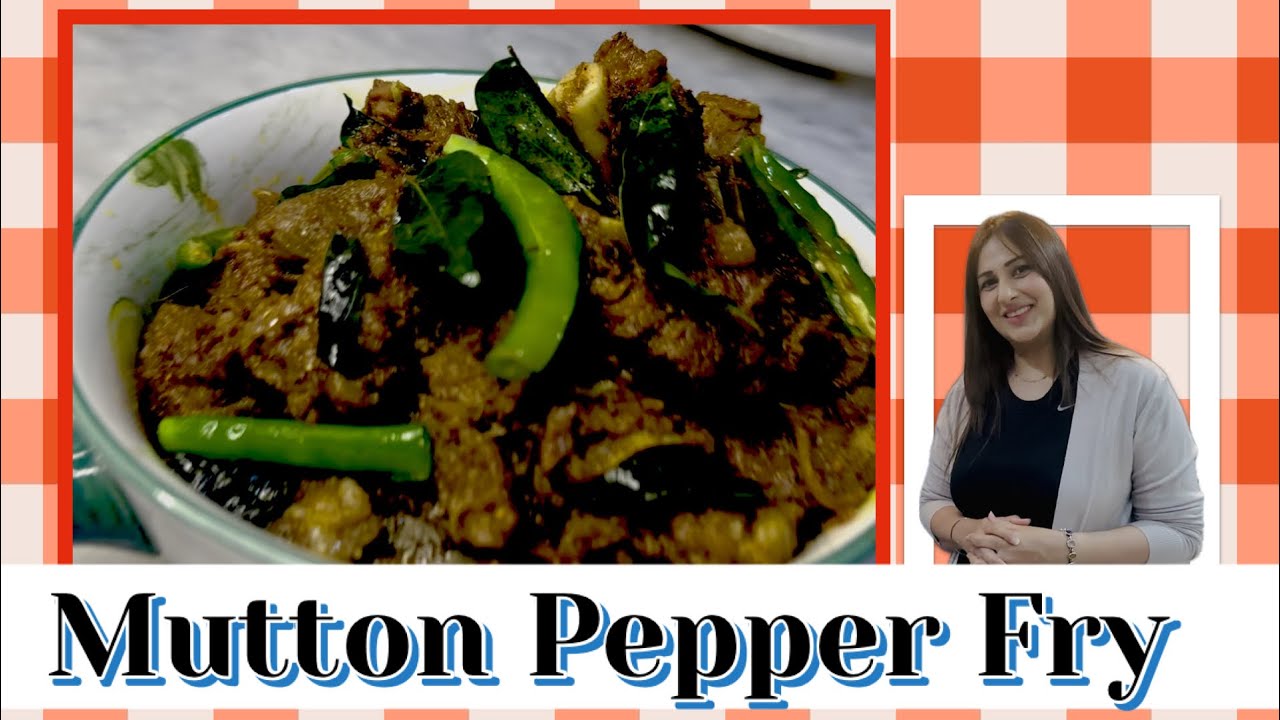 Mutton Pepper Fry in Minutes | Quick & delicious Mutton Recipe - Chili ...