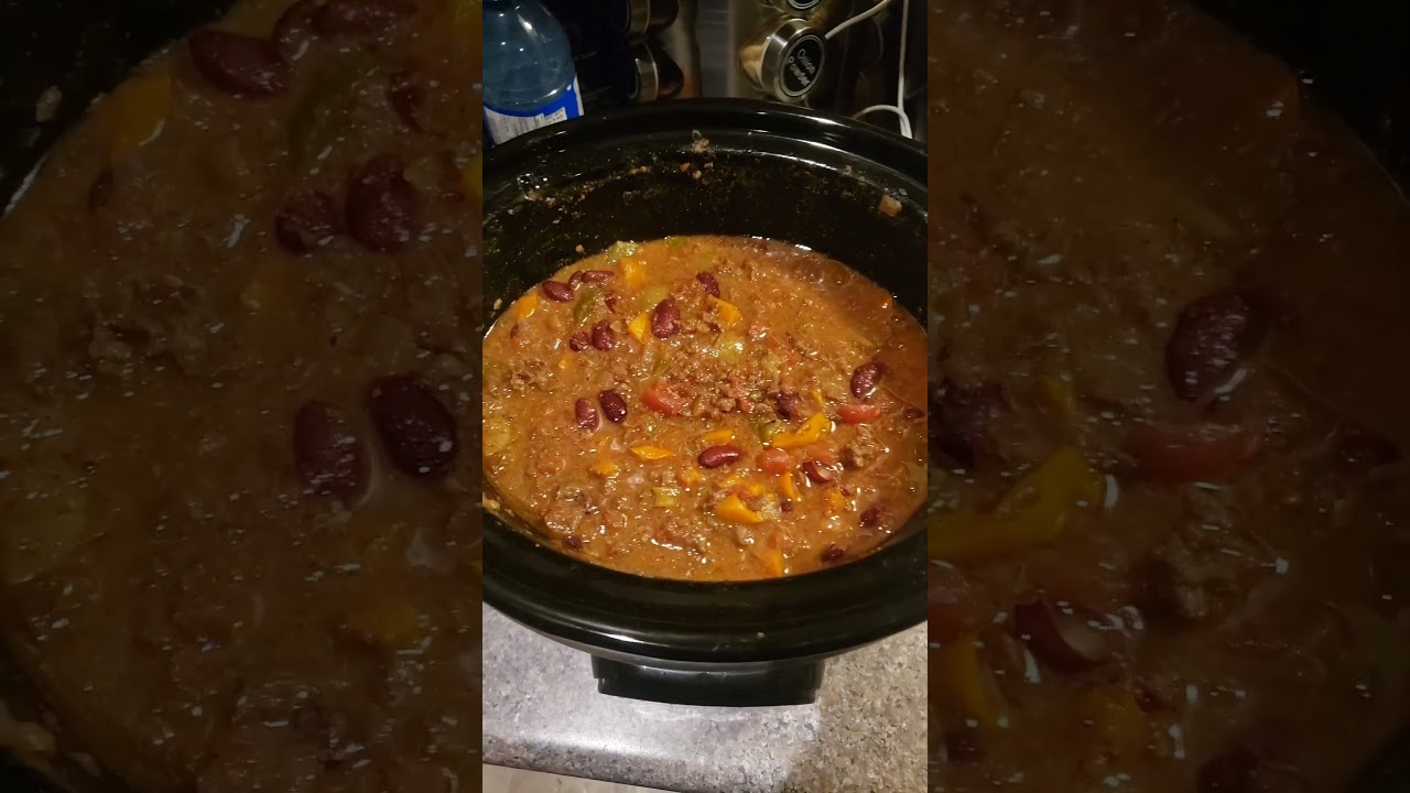 BEAR CHILI! In The Crock Pot @S.O.Adventures #bear #chili #wildgame # ...