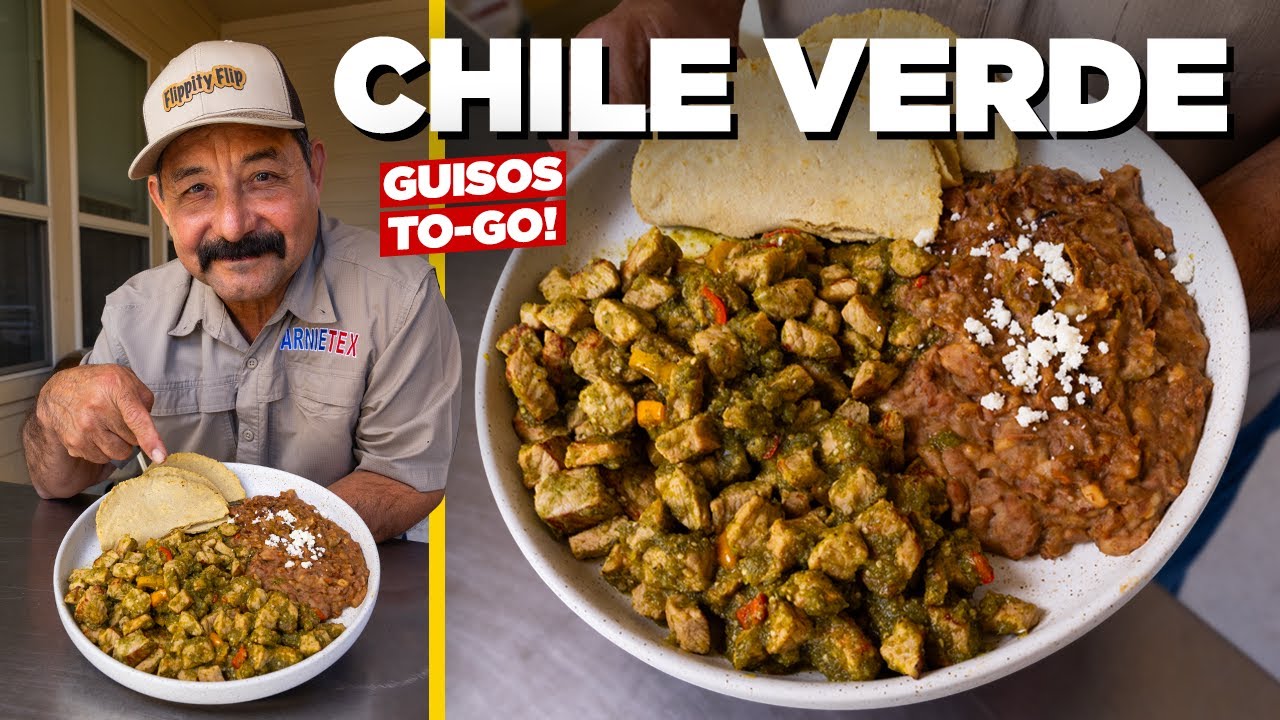 GREEN CHILI PORK STEW! How to Make a Puerco en Salsa Chile Verde Recipe ...