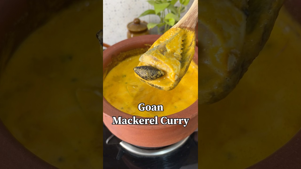 Goan Mackerel Curry Recipe | Bangdyachi Kodi / Hooman | Goan Fish Curry ...