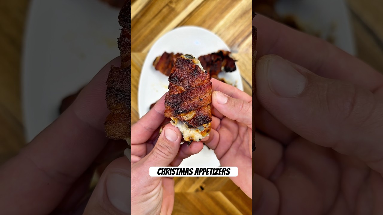 Bacon Wrapped Pepper Jelly Cream Cheese Poppers - Chili Chili