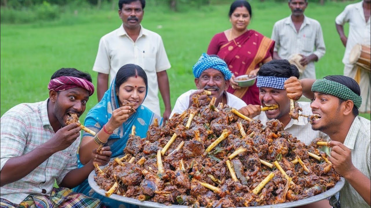 MUTTON NALLI PEPPER FRY (Bone Marrow) | Misty Munnar Village Cook ...