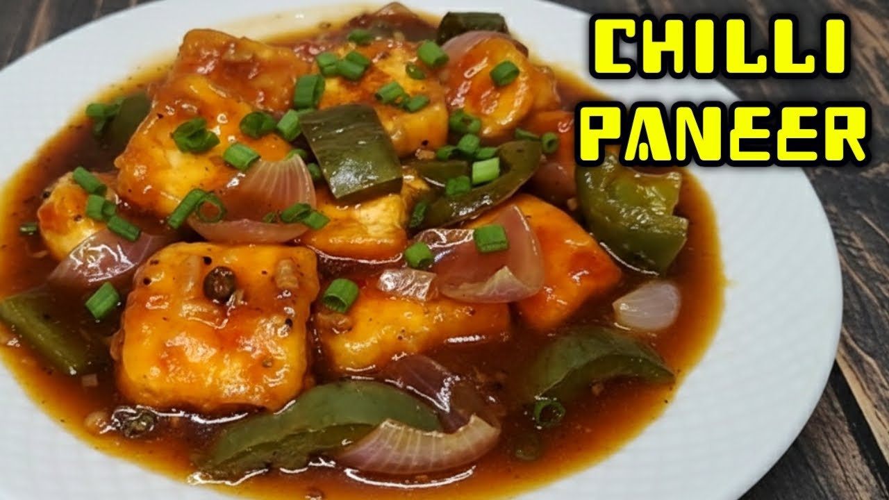 HOW TO MAKE CHILLI PANEER GRAVY | PANNER CHILLI RECIPE | HINDI | PANEER ...